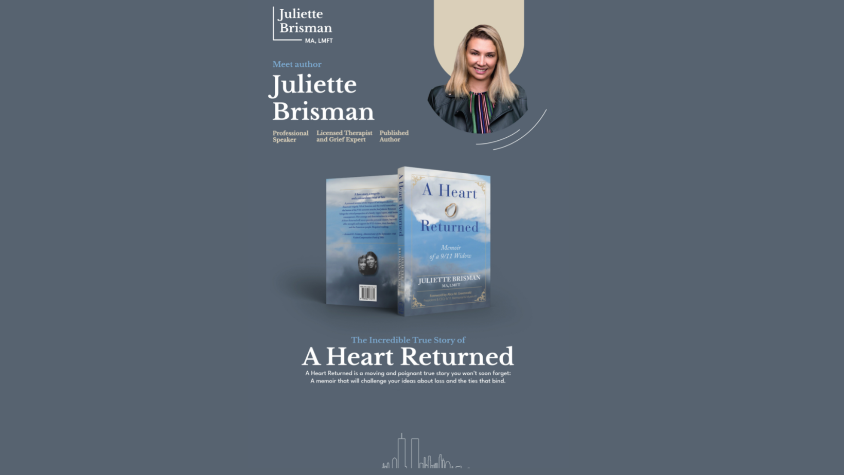 Book Signing: Juliette Brisman | National September 11 Memorial & Museum